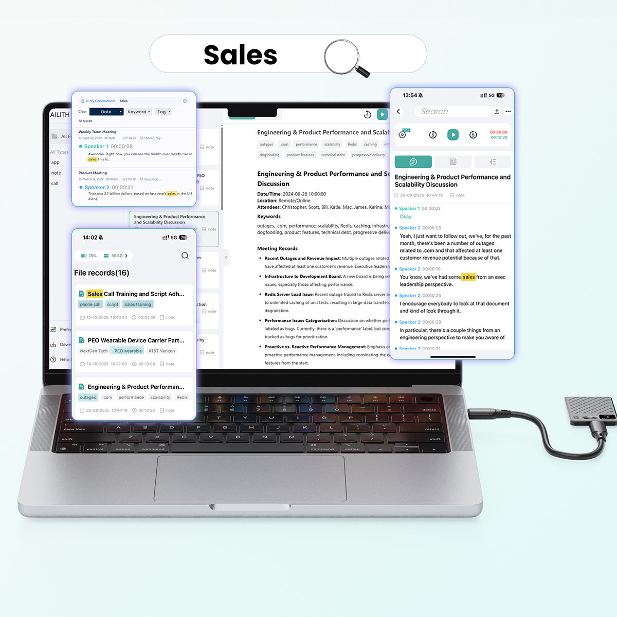 Ailith RecNote | The World's Clearest AI Voice Recorder Brand